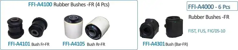 Buy Online » Front Suspension Bush Set Of 6 For Ford Fusion | J. K ...