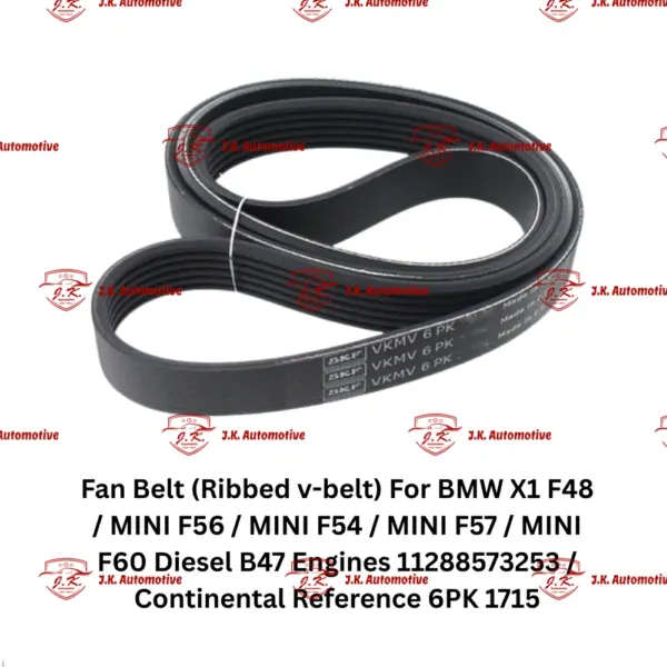 Buy Fan Belt (Ribbed V-belt) For BMW X1 F48 Diesel B47 Engines ...