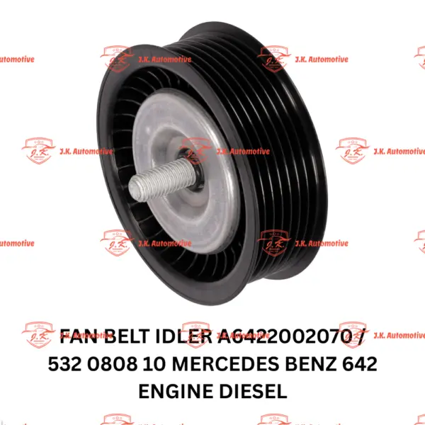 Buy Fan Belt Idler (Deflection Pulley) A6422002070 / 532 0808 10 ...