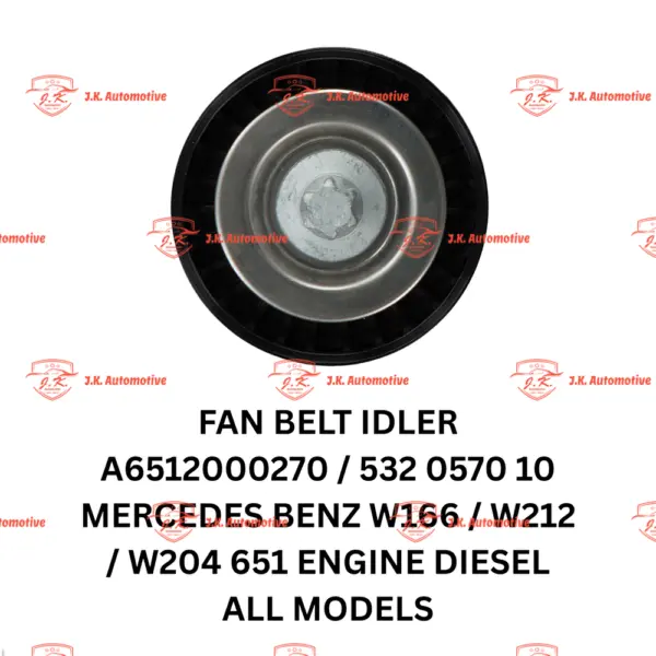 Buy Fan Belt Idler (Deflection Pulley) A6512000270 / 532 0570 10 ...